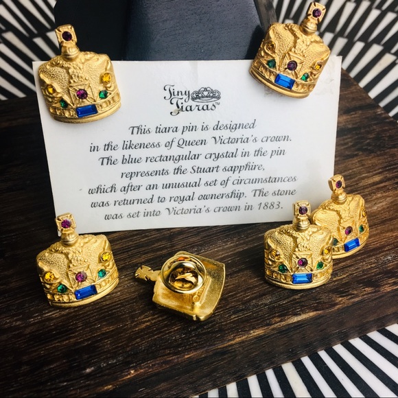 tiny tiaras | Jewelry | New Tiny Tiaras Queen Victorias Crown Pin ...